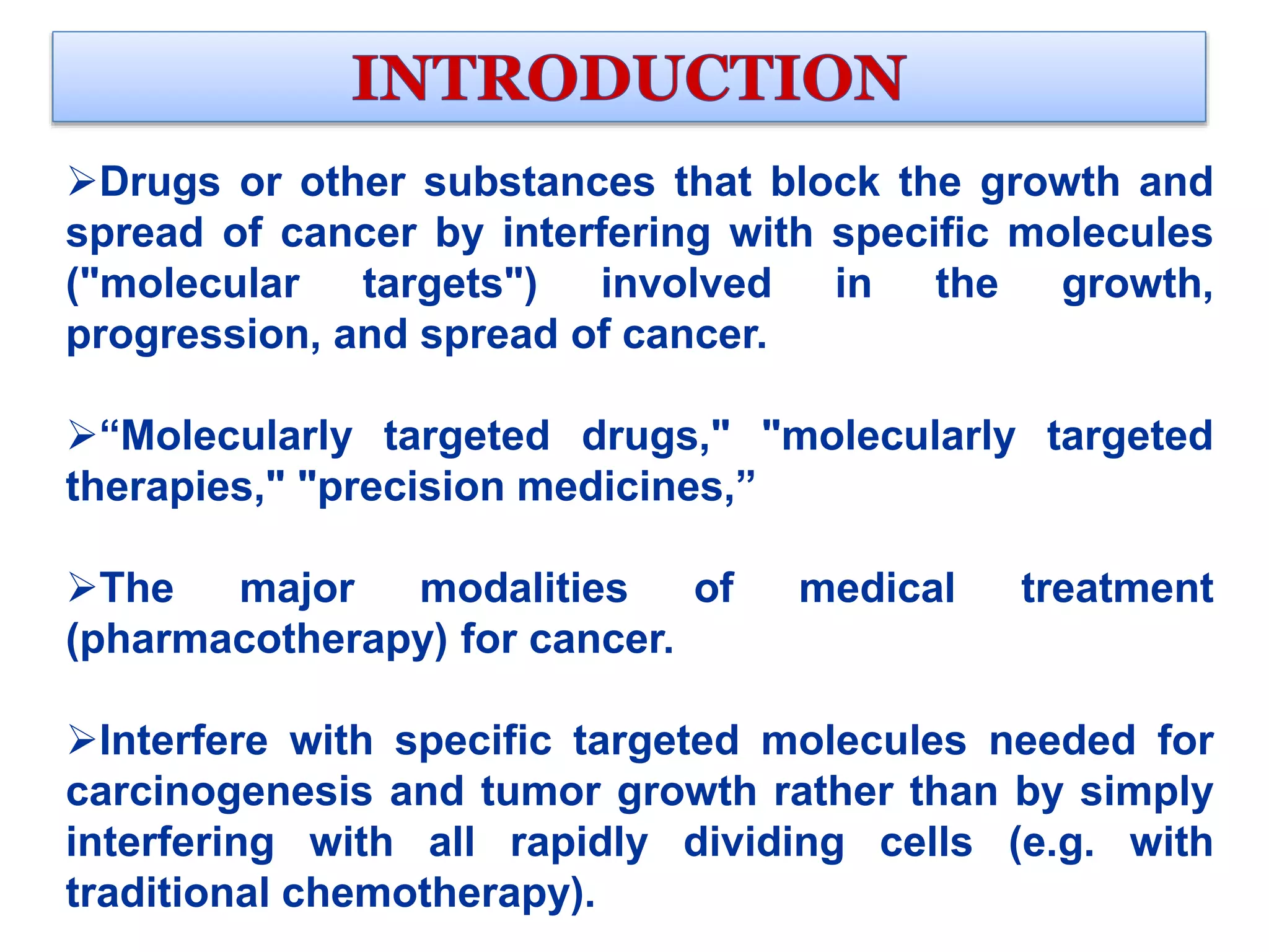 Targeted Therapies in Cancer | PPTX