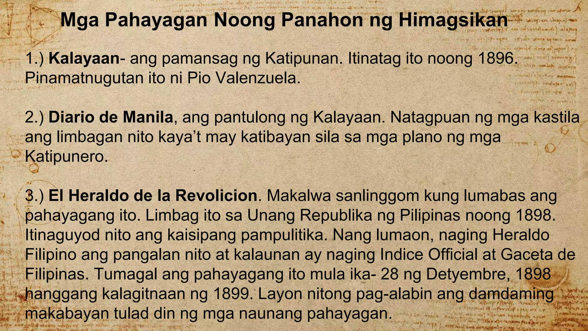 Himagsikan(1896-1900) | PPTX