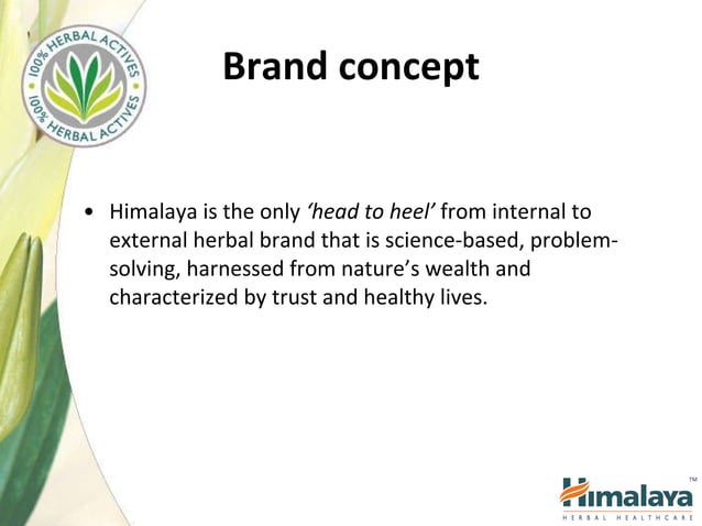 Himalaya Brand Concept | PPT