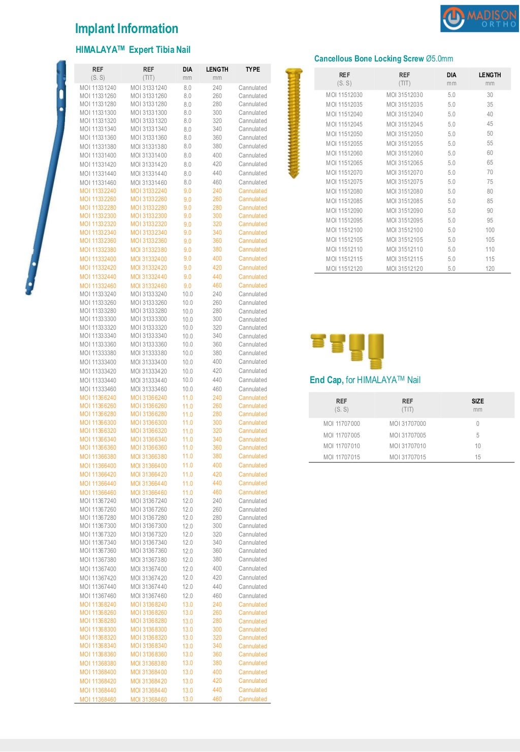 HIMALAYA™ Expert Tibia Nailing System