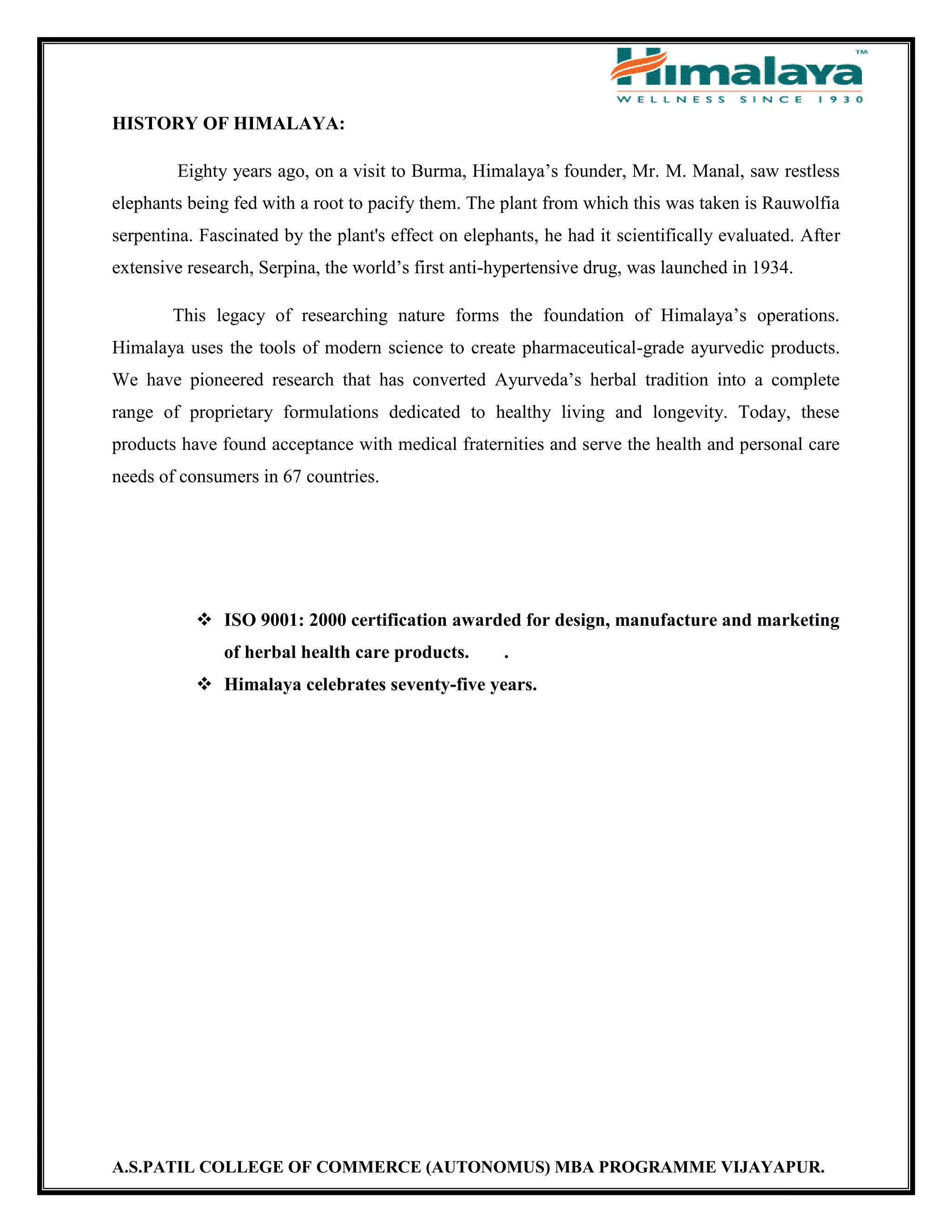 Himalaya project | PDF