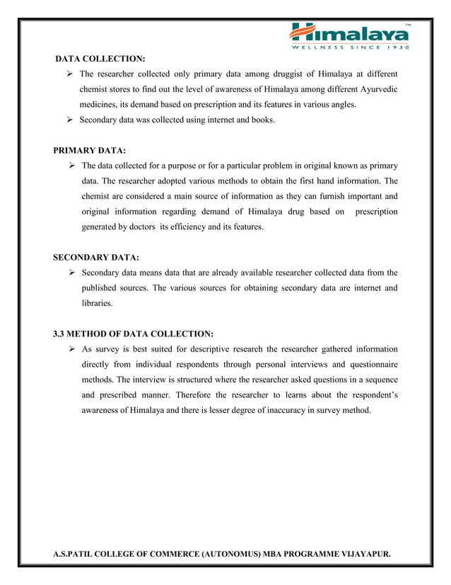 Himalaya project | PDF | Herbs and Supplements | Alternative Medicine