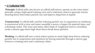 SIZE REDUCTION PHARMACEUTICAL ENGINEERING BY MR.HIMAL GHIMIRE | PPT
