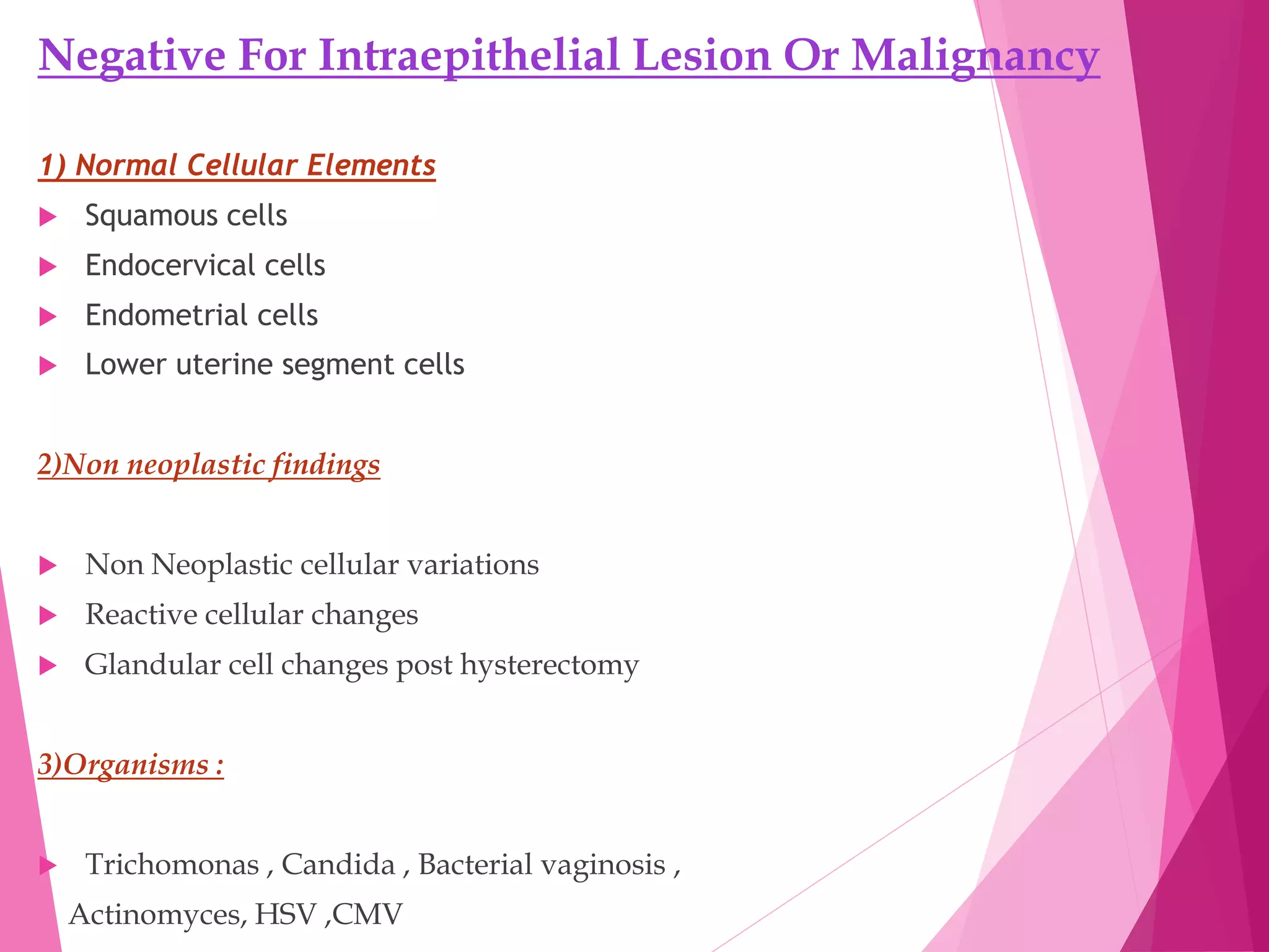 Bethesda system for cervix cytology | PPTX