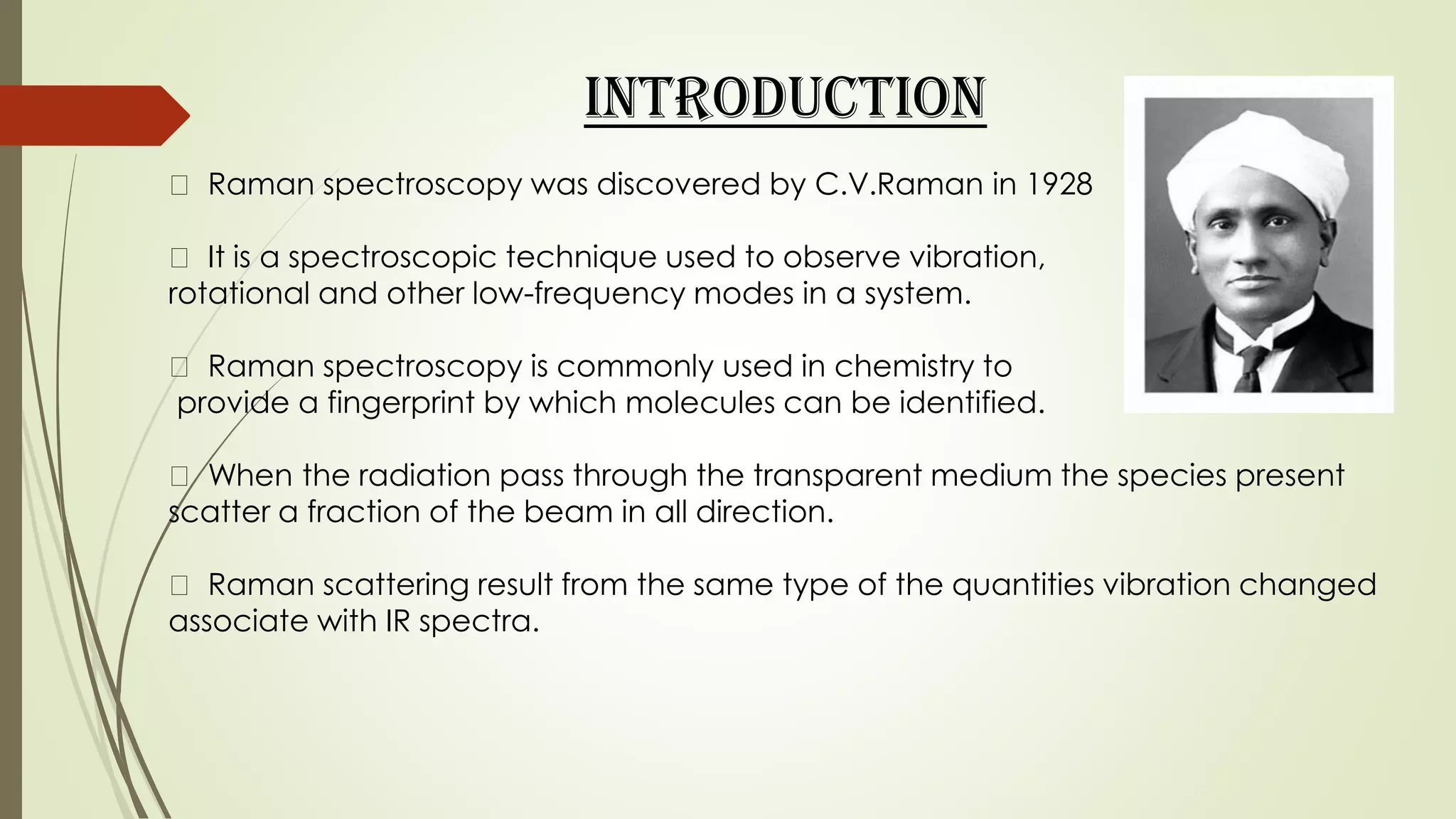 Raman spectroscopy PPT.pdf