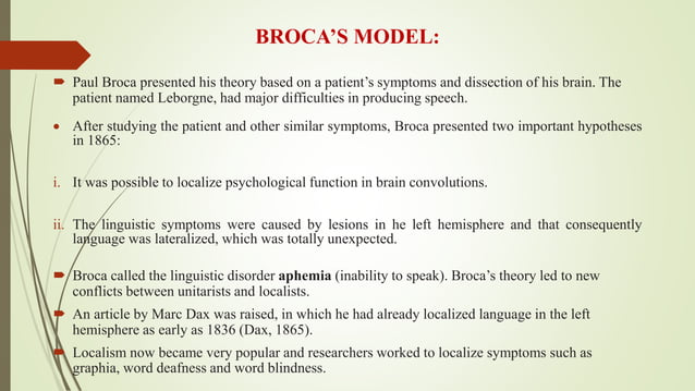Neurolinguistics MASLP | PPT