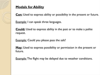 himansh.pptx ppt on modals english semester | PPTX