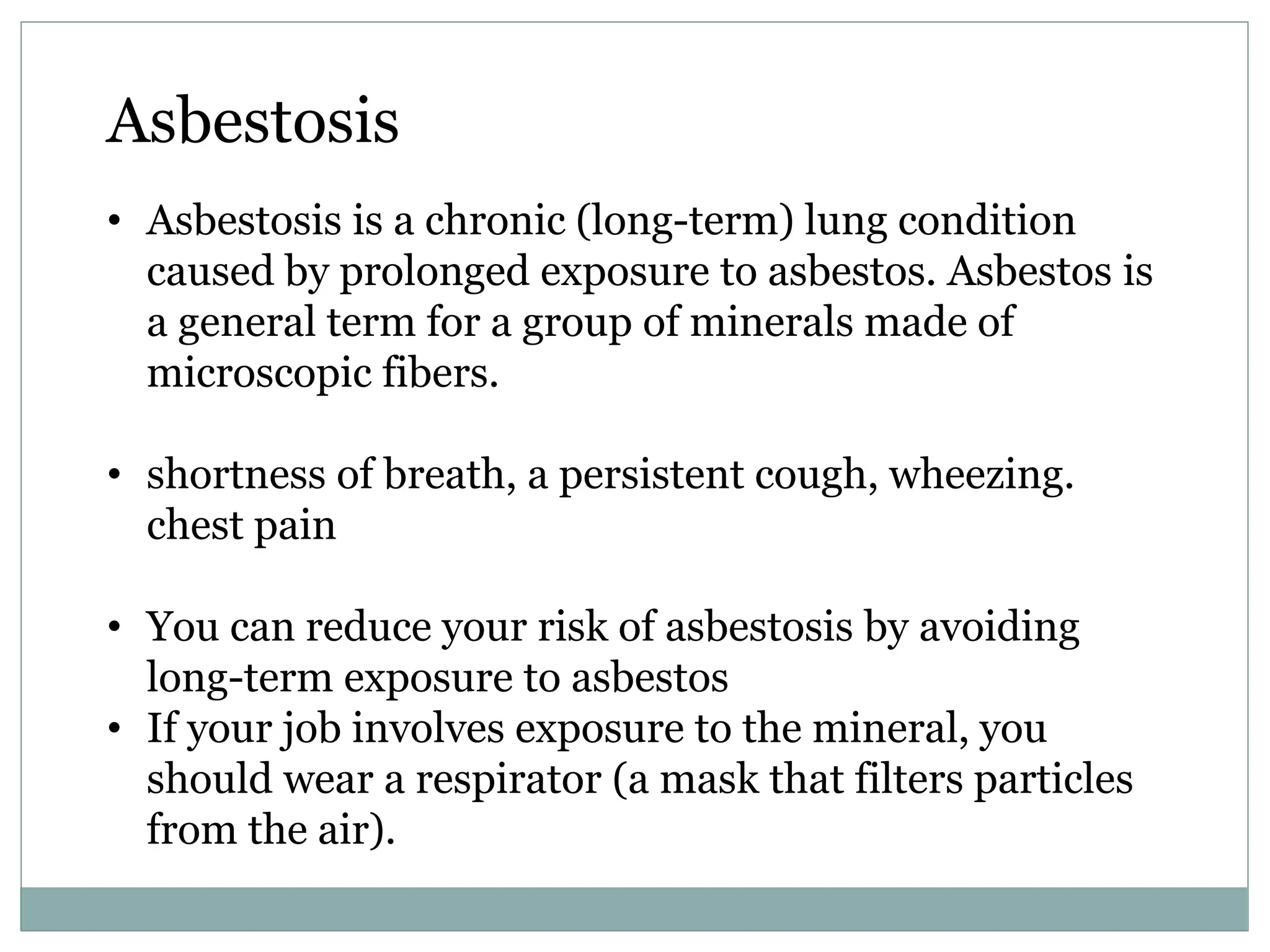 Overview of pneumoconiosis, silicosis, anthracosis | PPTX