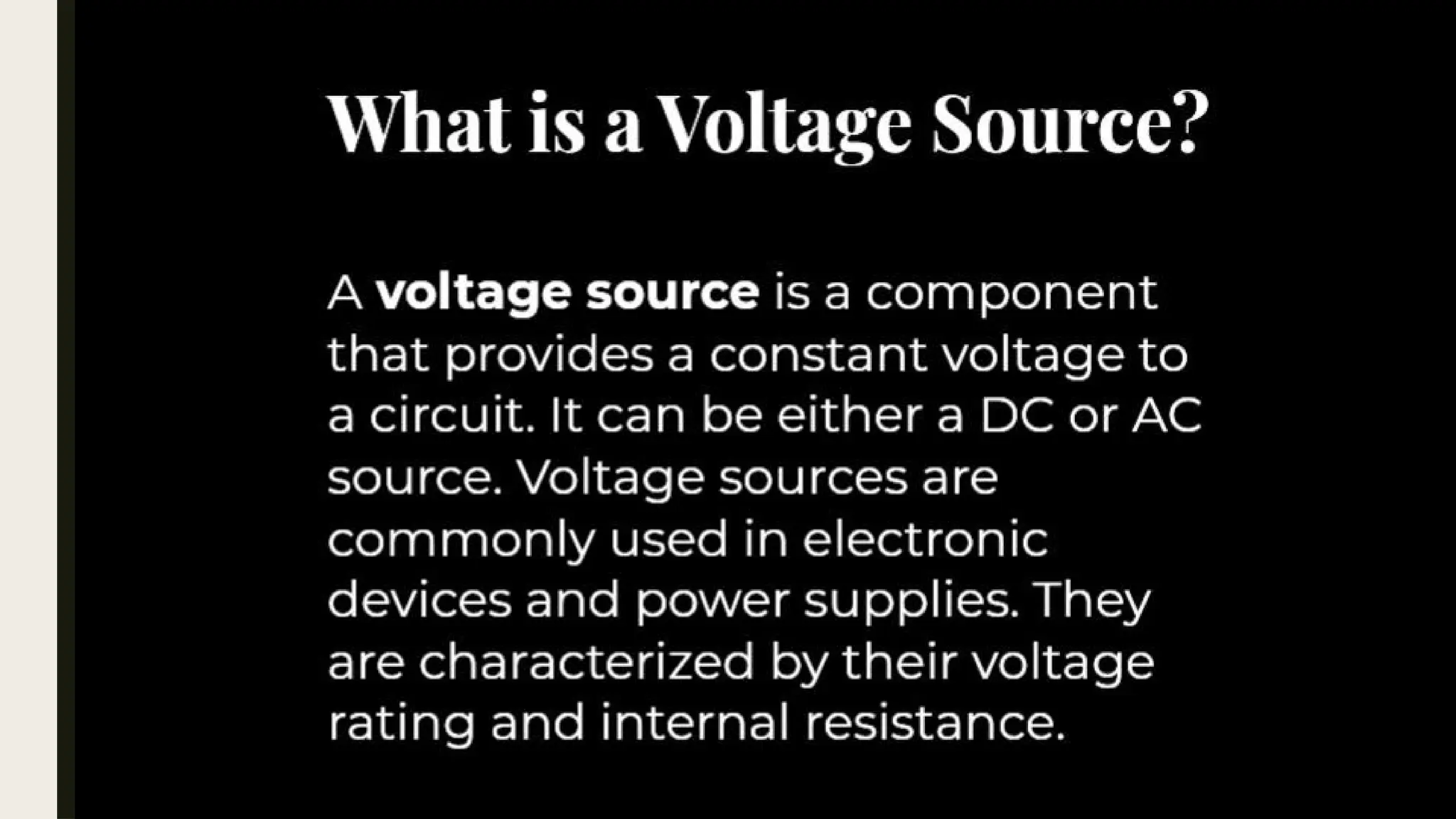 Himansh physics ppt sem 2.pptx voltage source and current source | PPT