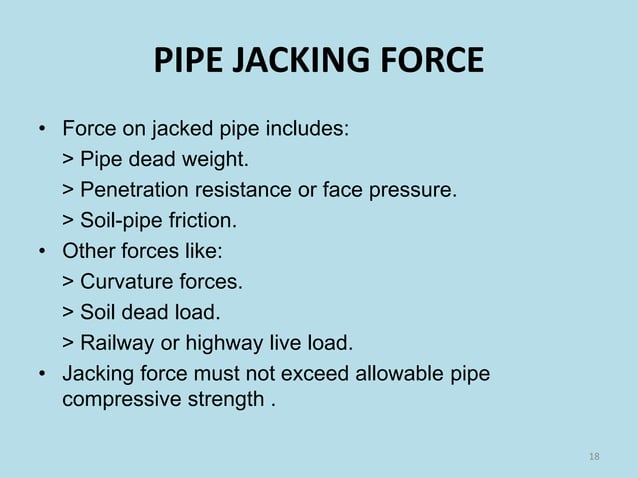 Pipe Jacking | PPTX