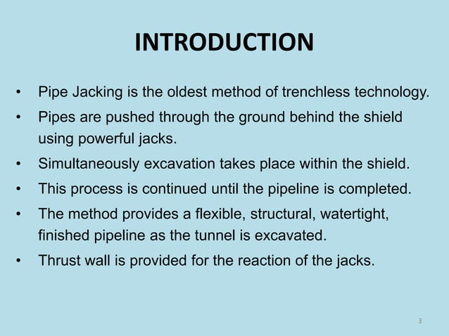 Pipe Jacking | PPTX