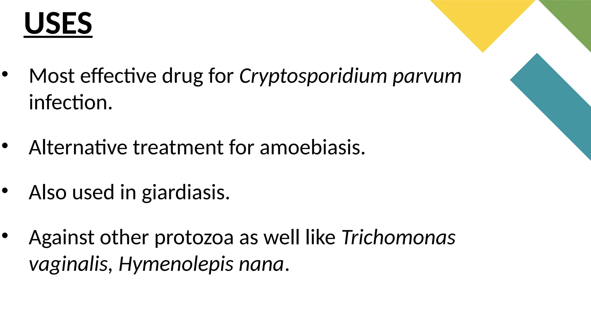 Luminal Amoebicides treatment of amoebiasis | PPTX