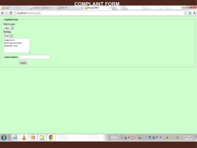 ONLINE COMPLAINT MANAGEMENT SYSTEM | PPTX
