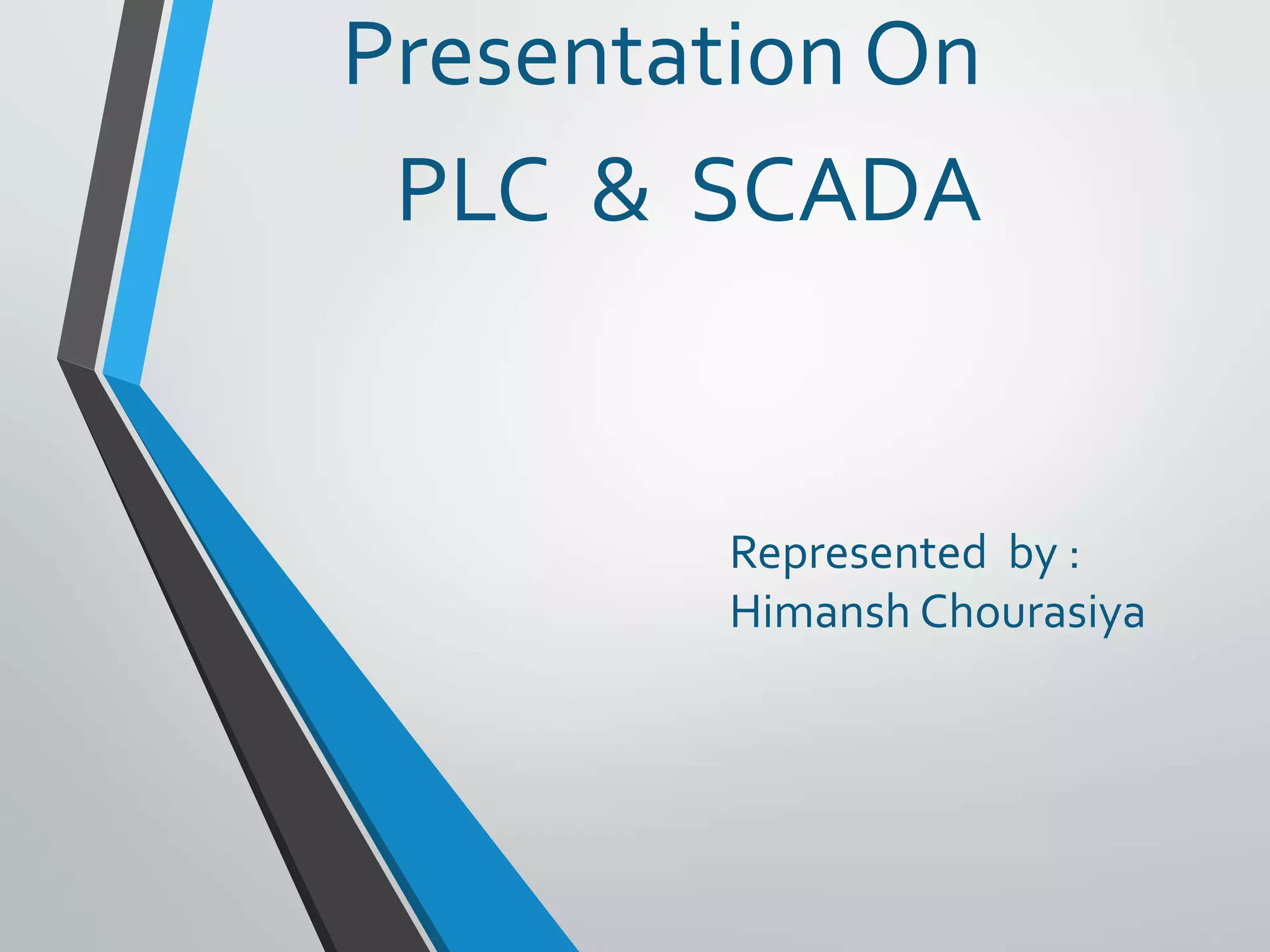 PLC & scada | PPTX