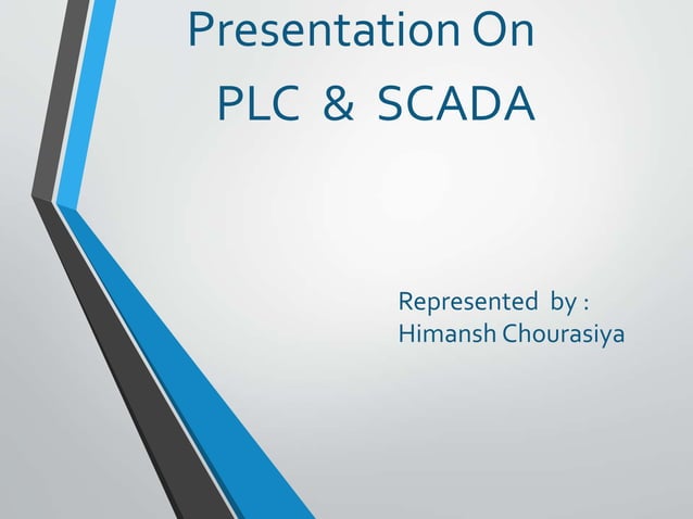 PLC & scada | PPTX | Computing | Technology & Computing