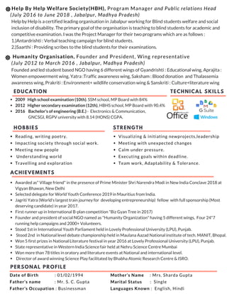 Himanshu gupta Resume 2019 | PDF