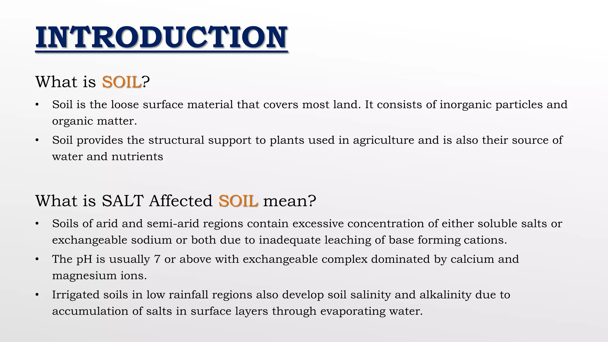 Nutrient Management in Salt Affected Soil | PPTX