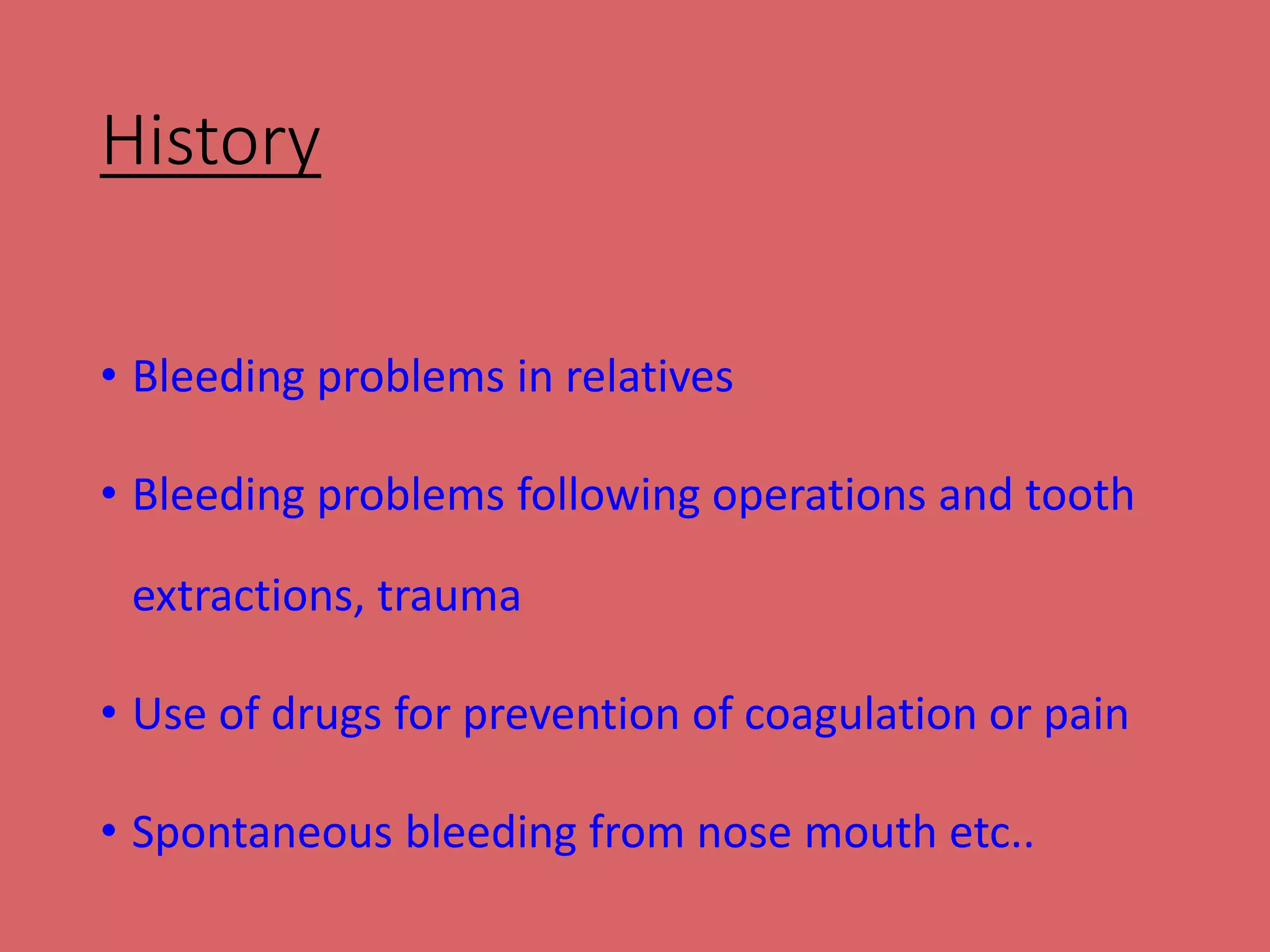 Coagulation Disorders & Periodontics | PPTX