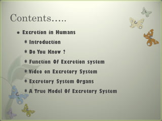 Excretory System | PPT