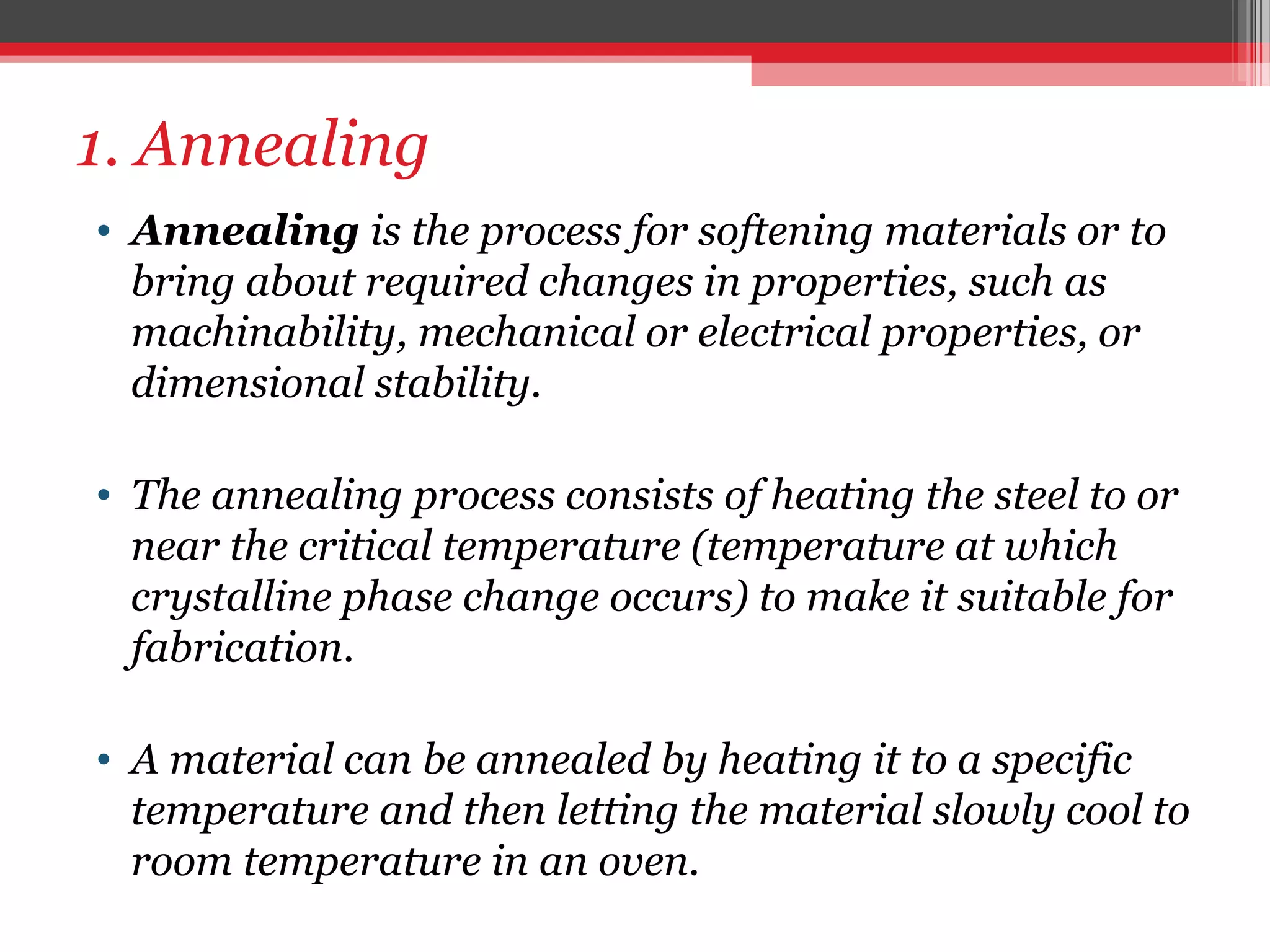 Heat Treatment Processes | PPT