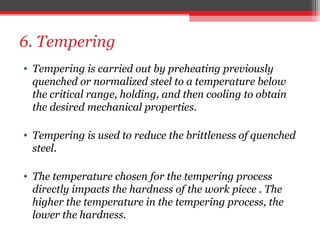 Heat Treatment Processes | PPT