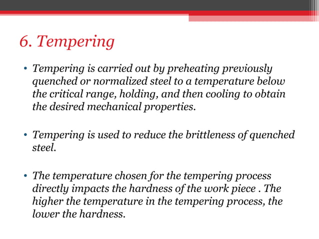 Heat Treatment Processes | PPT