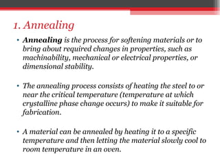 Heat Treatment Processes | PPT