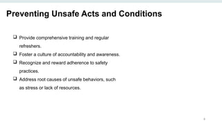 Unsafe act and unsafe conditions. .pptx