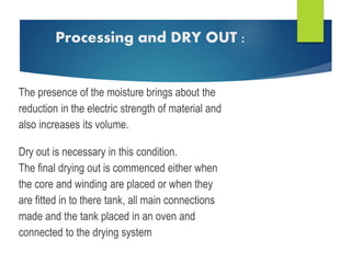 TRANSFORMER WORKING MANUFACTURINIG | PPTX