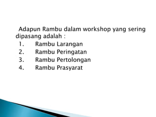 HIMBAUAN K3 berisi rambu rambu tentang k3 | PPT
