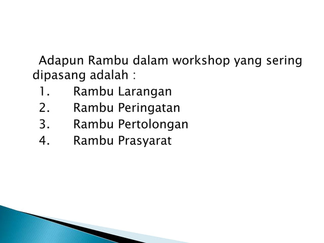 HIMBAUAN K3 berisi rambu rambu tentang k3 | PPT