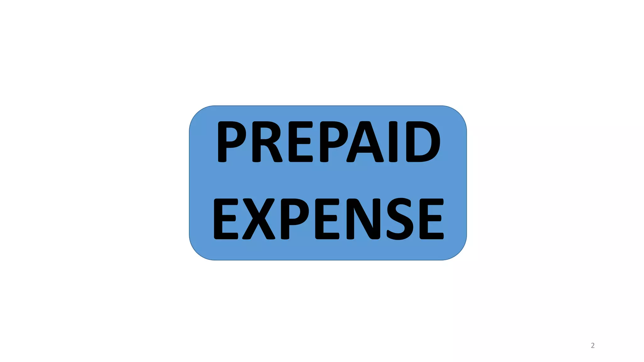 prepaid expense | PPTX