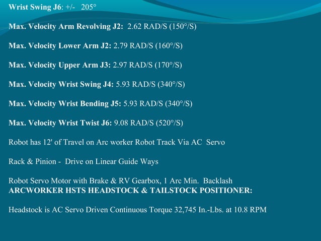 Himes machinery robotic welding cell machine features and models | PPT
