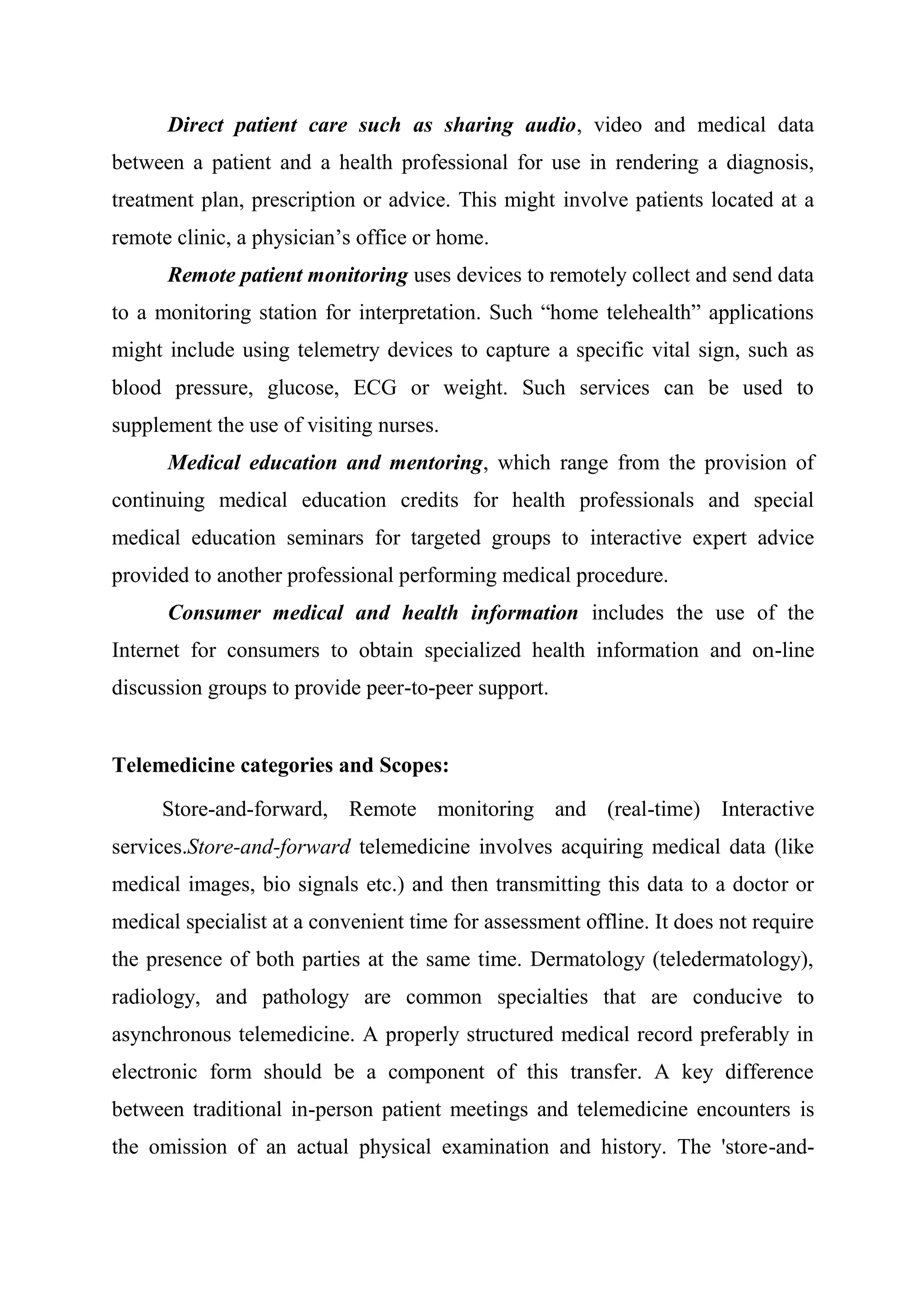 TELEMEDICINE AND HEALTH INFORMATION TECHNOLOGIES | PDF