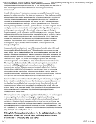 Collaborating for Equity and Justice: Moving Beyond Collective Impact | PDF