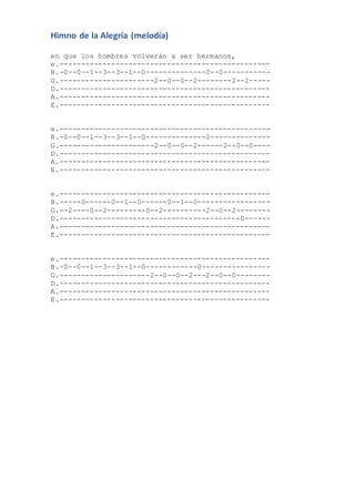 Himno de la alegría | DOCX