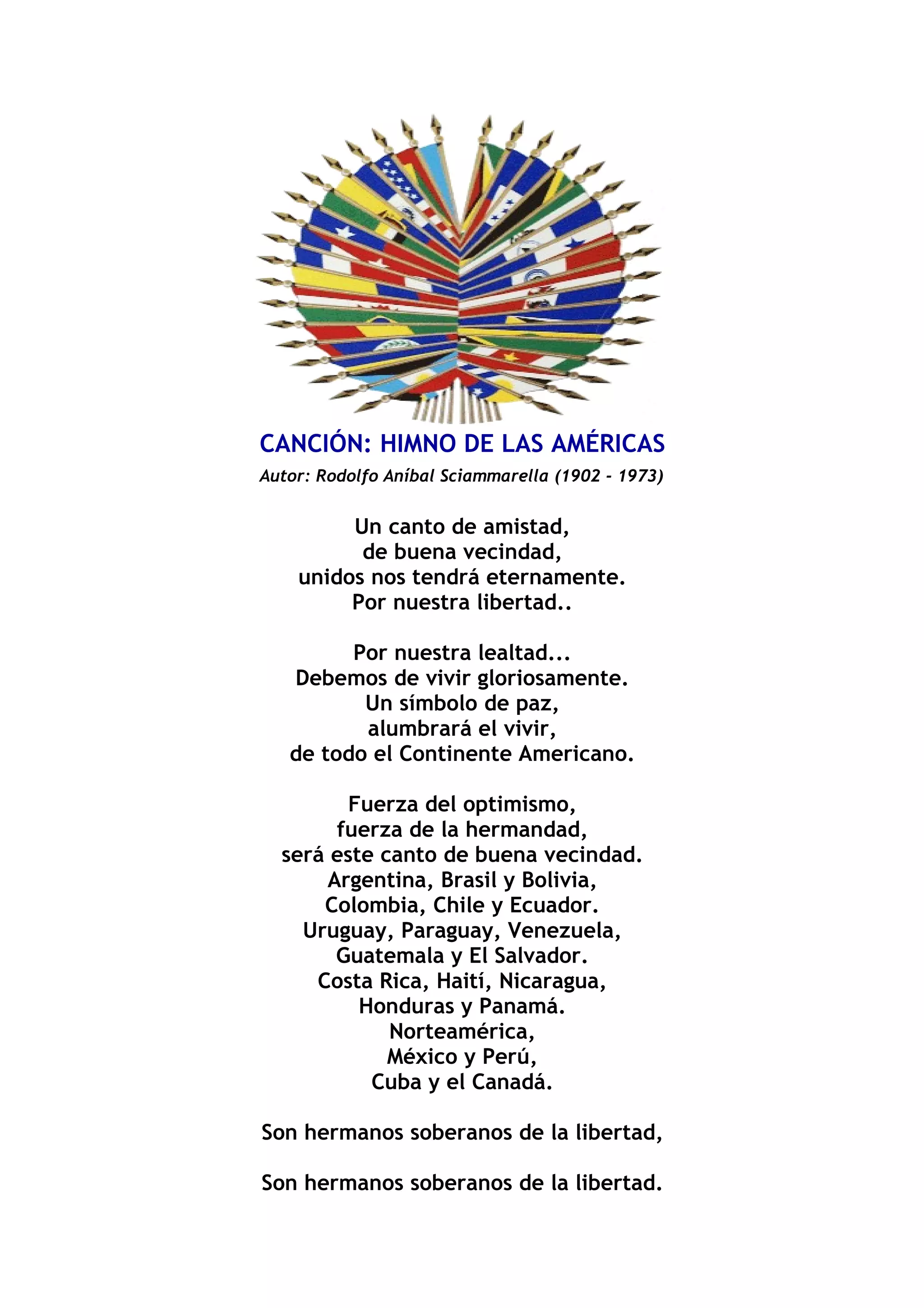 Himno de las americas | DOC