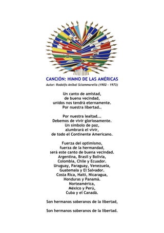 Himno de las americas | DOC