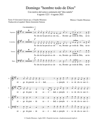 Himno del jubileo | PDF