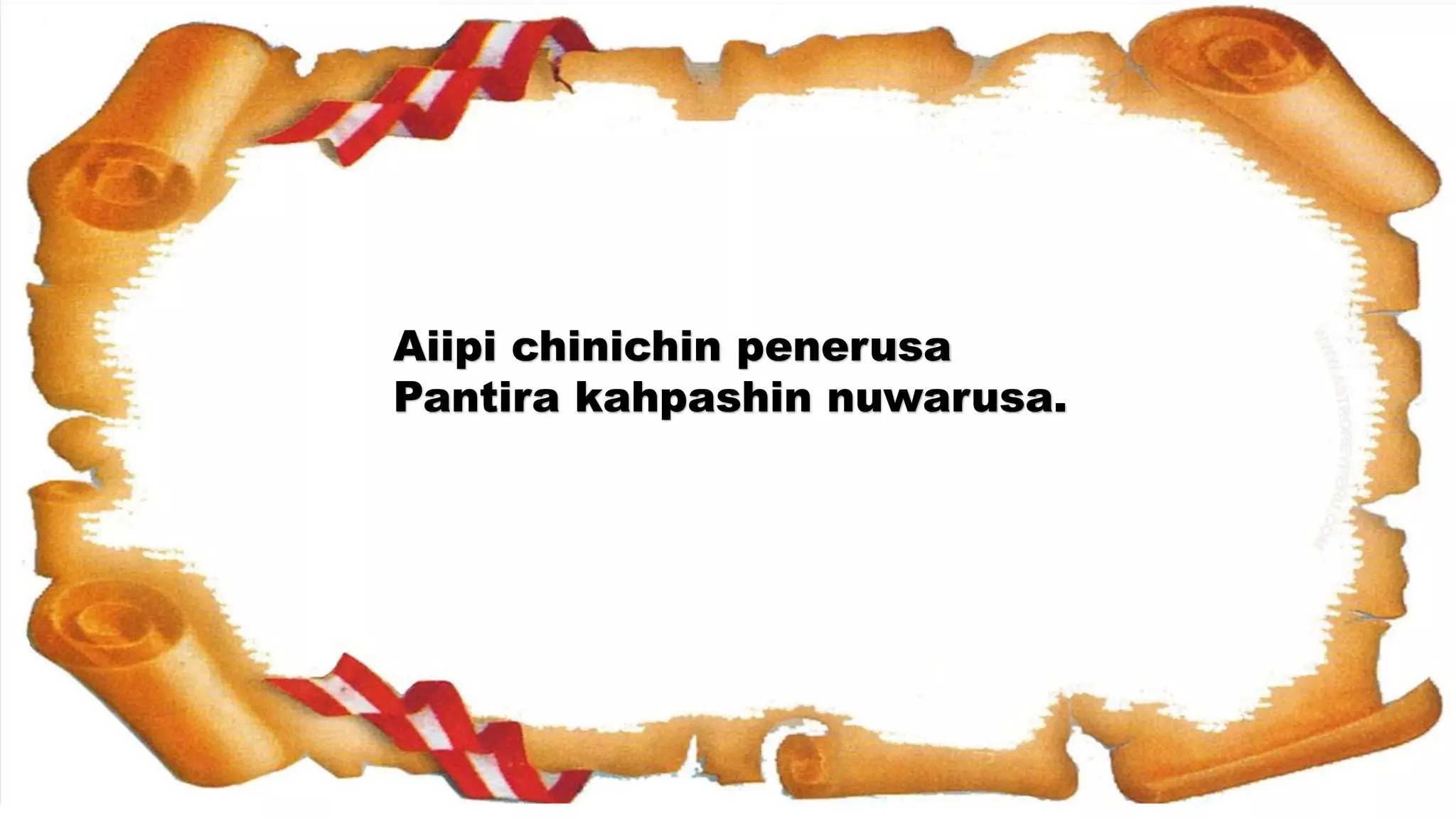 Himno nacional (shawi) | PPT