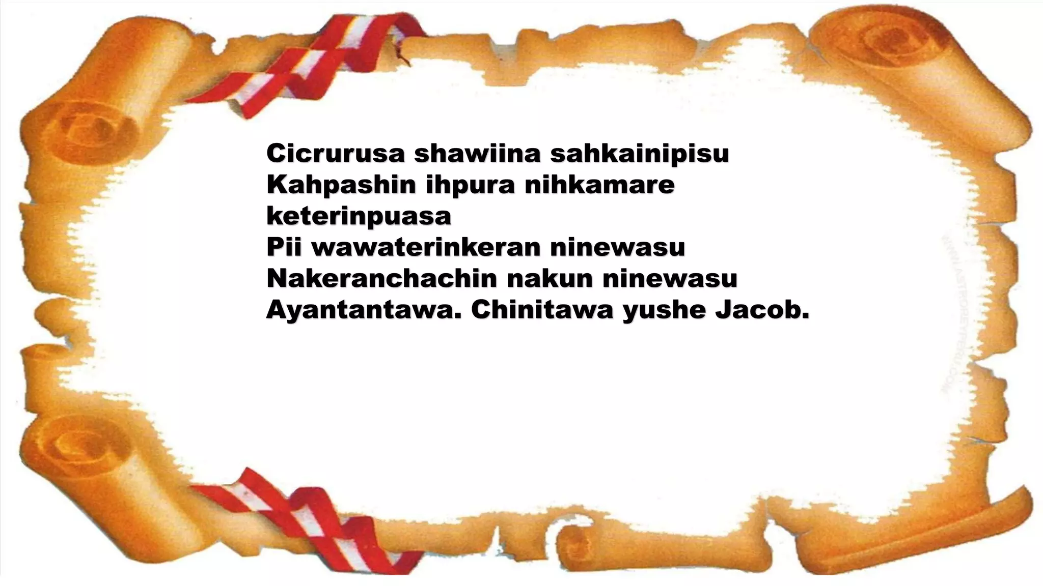 Himno nacional (shawi) | PPT