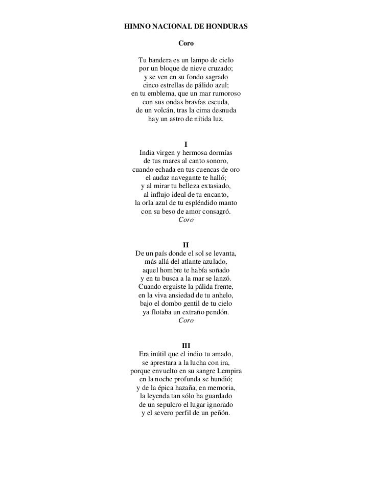 Conozco A Honduras Letra