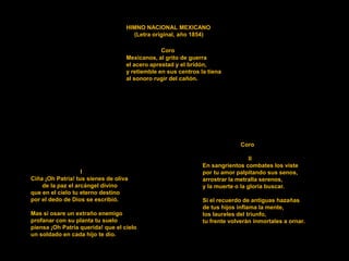Himno nacional mexicano. Breve Historia | PPTX