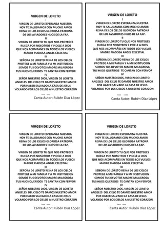 Himno virgen de loreto 2013 | PPT