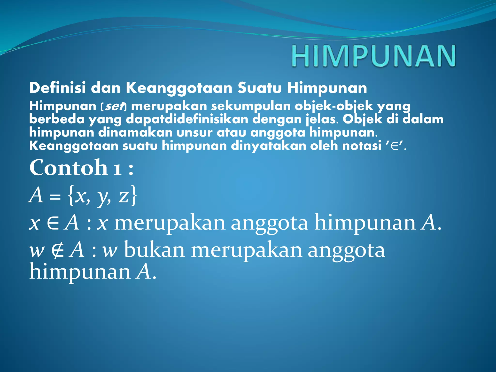Himpunan | PPTX