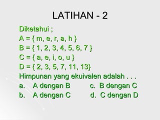 Himpunan 2 | PPT