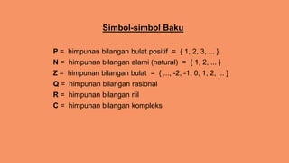 Himpunan himpunan matematika kelas 7 smp | PPTX