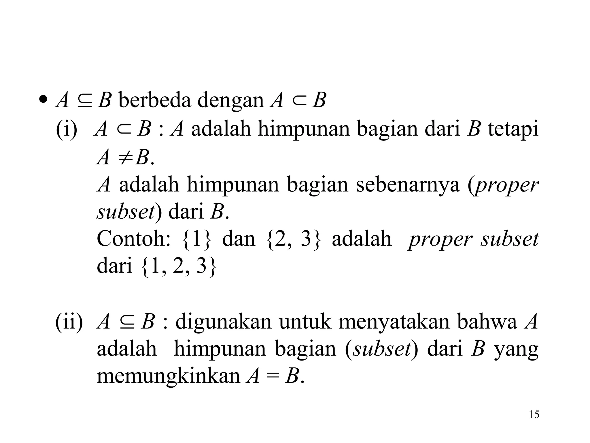 Matakuliah Matematika Diskrit Materi Himpunan | PPT