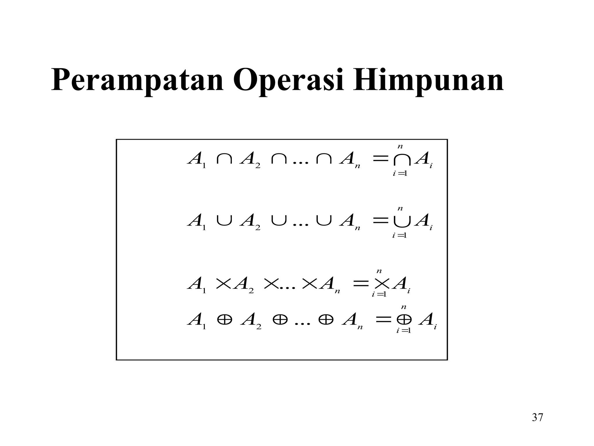 Matakuliah Matematika Diskrit Materi Himpunan | PPT