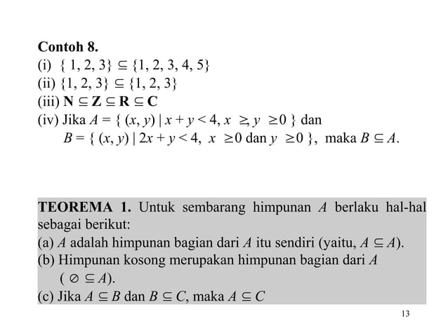 Matakuliah Matematika Diskrit Materi Himpunan | PPT